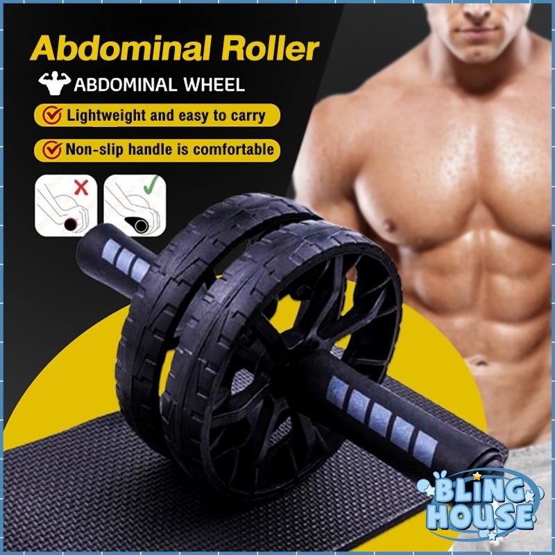 Bling Abdominal Roller Exercise Wheel Fitness Equipment For Arms Back ...