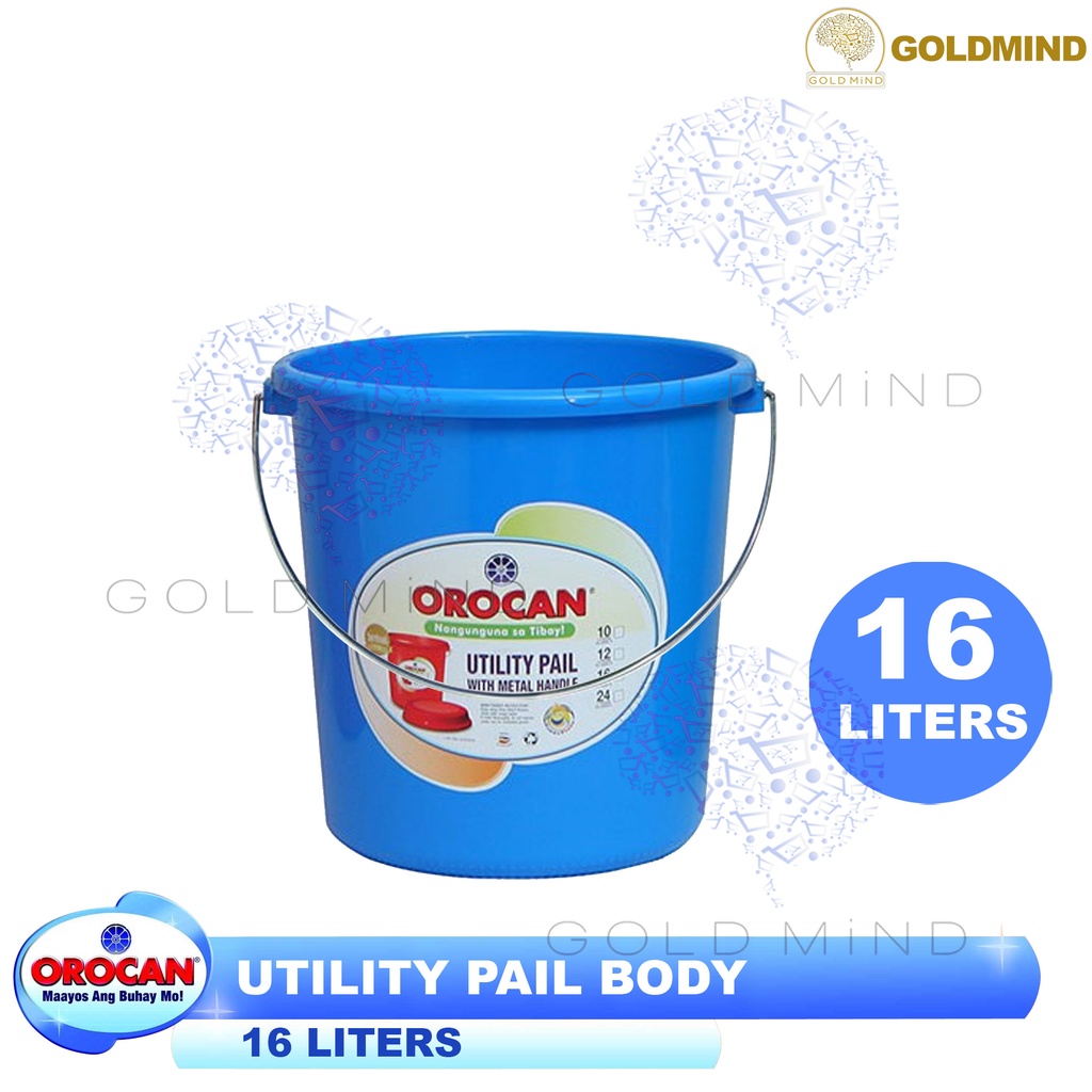 OROCAN PAIL BODY WITH STAINLESS STEEL HANDLE TIMBA PALE BUCKET FOR ...