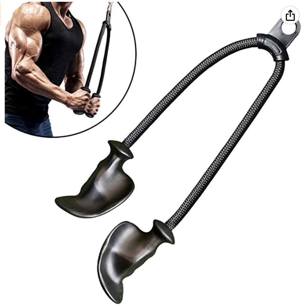 Fitness DIY Pulley Ropes Biceps/Triceps Ropes Pulldown Training ...