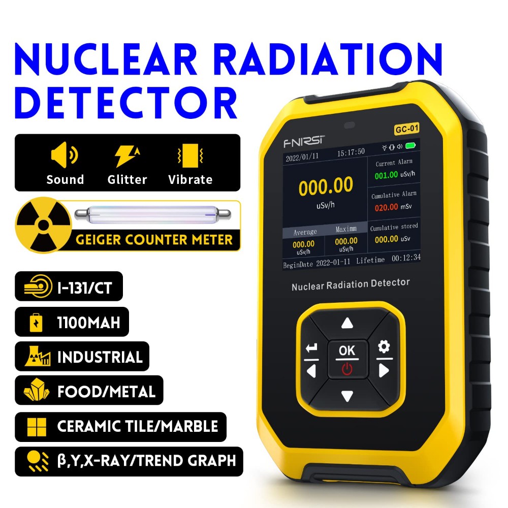 Geiger Counter Nuclear Radiation Detector Radiation Dosimeter with LCD ...