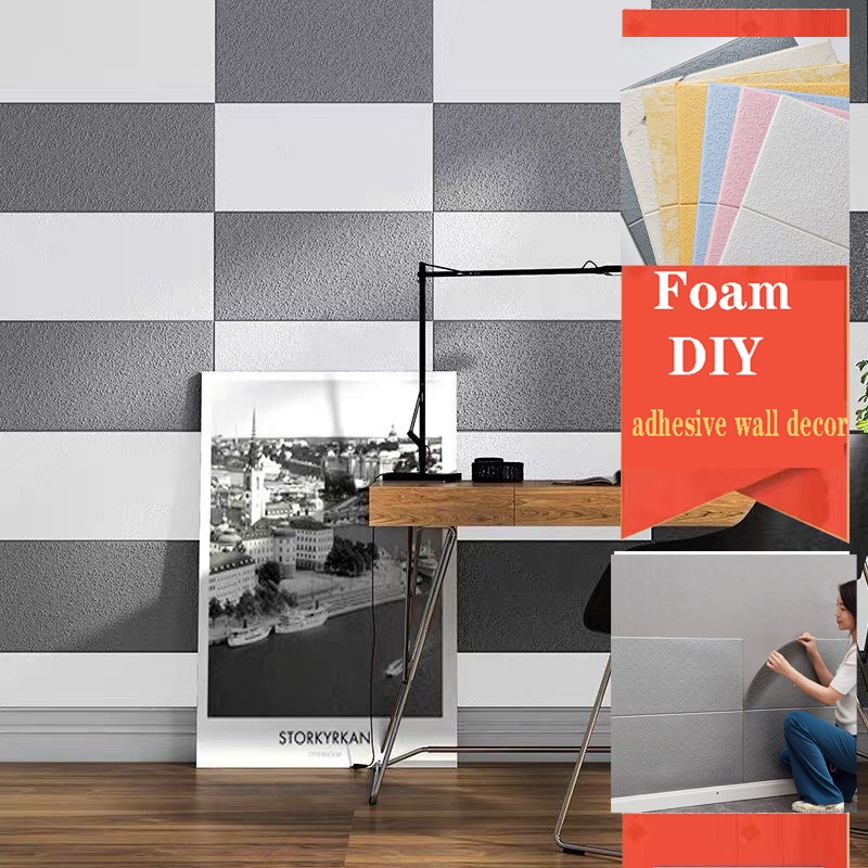 Wallpaper Adhesive Stone Design Wall Paper 3D Dinding XPM Wall Sticker ...