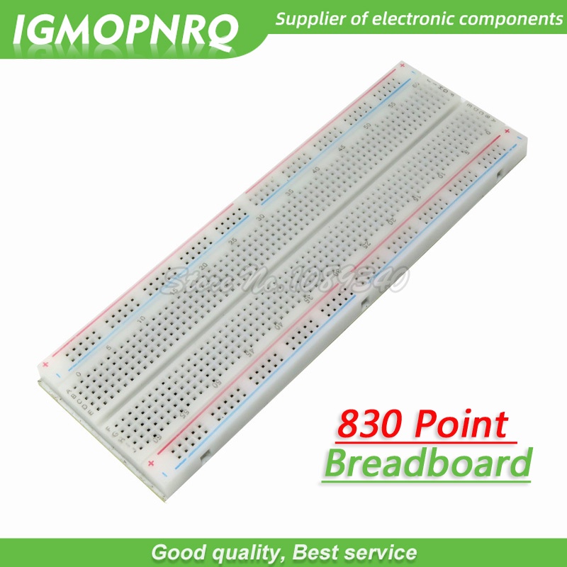 10pcs Breadboard 830 Point Solderless PCB Bread Board MB-102 MB102 Test ...