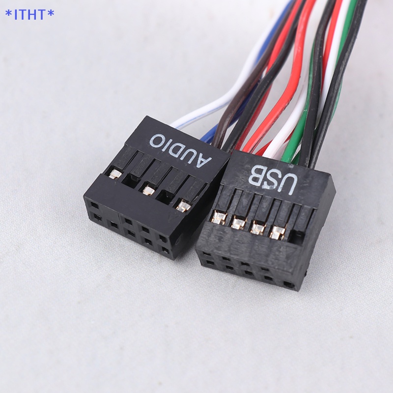 ITHT> 1PC Computer Chassis Front Panel Audio Jack Front USB Interface ...