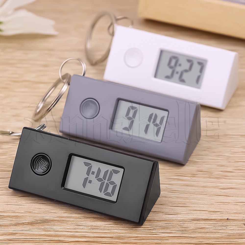 Simple Battery Powered ABS Clock / Mini Hangable LCD Display Watch ...