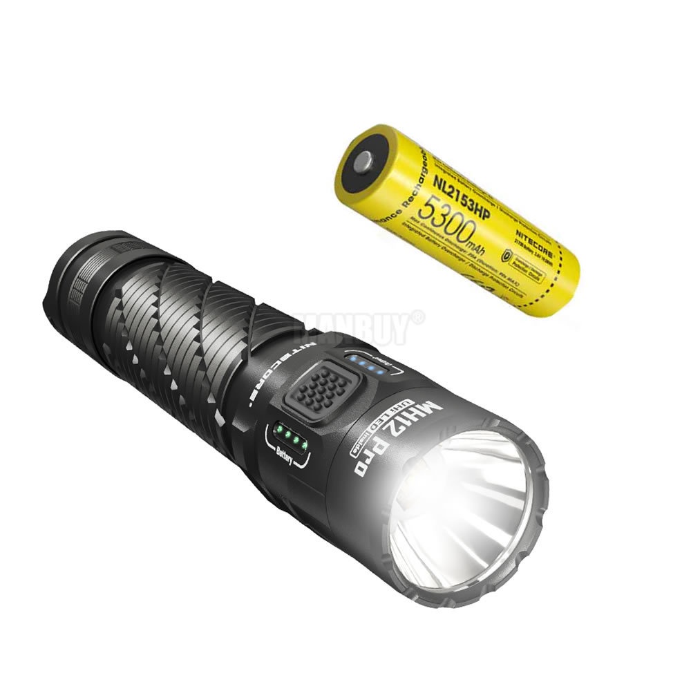 Nitecore MH12 Pro 3300 Lumens White Light Rechargeable Outdoor Compact ...