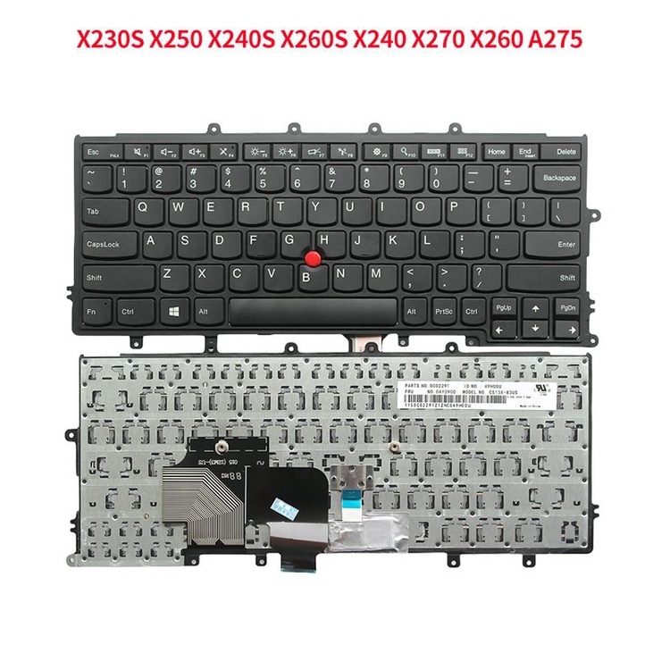 Laptop keyboard For Lenovo Thinkpad X230S X250 X240S X260S X240 X270 ...