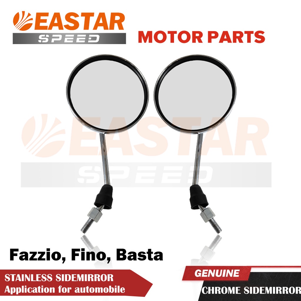 Stainless / Chrome Side Mirror for Fazzio/Fino/Basta Pasok Ito ...