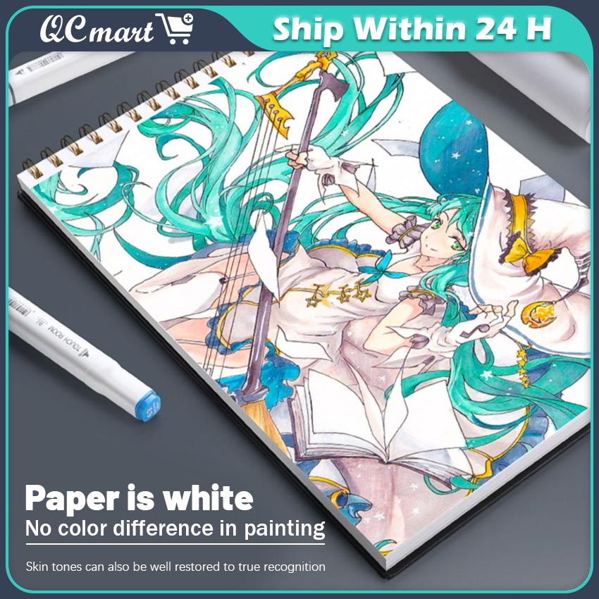 【Ship In 24H】 50 Sheets 16K/A4 Thicken Paper To Draw Sketchbooks ...