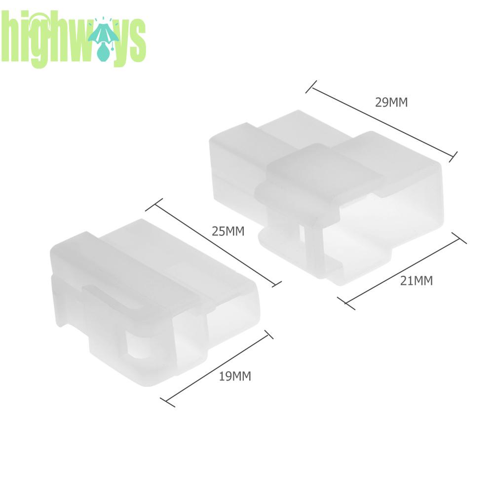 T-Type 2 Pin DC Power Connector Plug Male Female Wiring Adapter Kit For ...