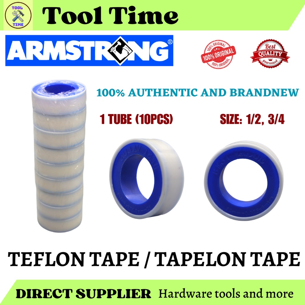 ARMSTRONG TEFLON TAPE / TAPELON TAPE 10pcs. | Shopee Philippines