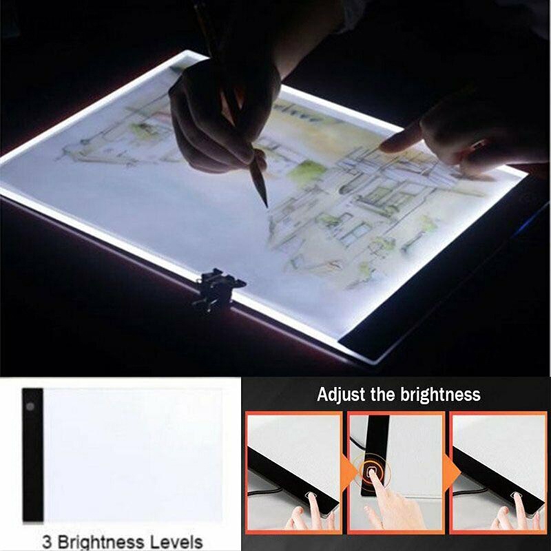MYP Dimmable USB A4 LED Light Box Tracing Board Art Stencil Drawing ...
