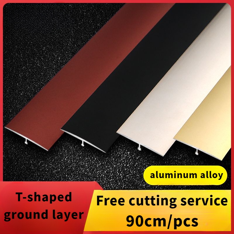 90cm Self-adhesive floor bead, aluminum alloy threshold strip, titanium ...