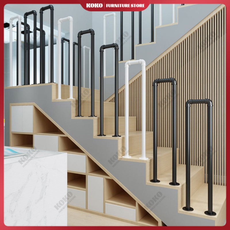 Stair handrail modern simple indoor stair handrail guardrail household ...