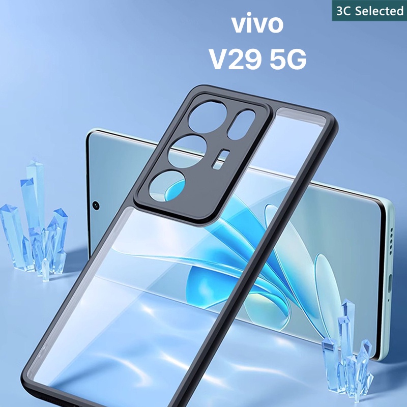 Built-in Airbags Case vivo V30 V29 V29e V27 Pro 5G Transparent Back ...