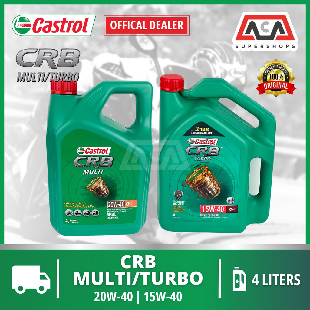 CASTROL CRB MULTI & TURBO GALLON | Shopee Philippines