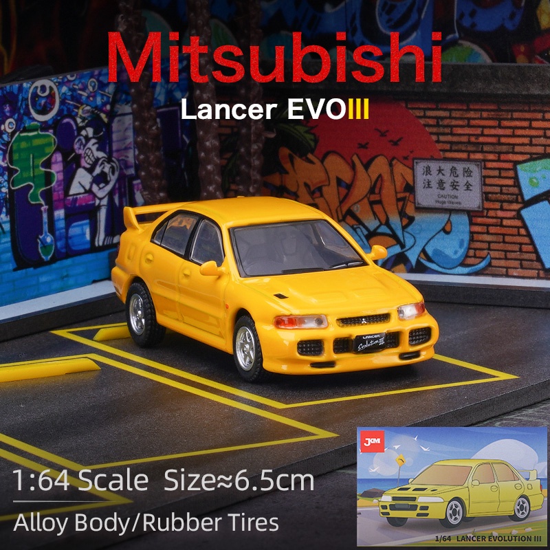 JKM 1:64 Mitsubishi Lancer EVO 7 6 5 4 Evolution VII Diecast Model Toy ...