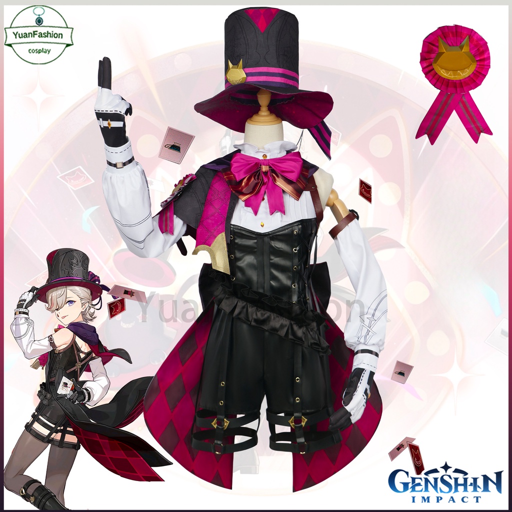 [Ready Stock] Genshin Impact cosplay clothing Lyney cosplay Fontaine ...