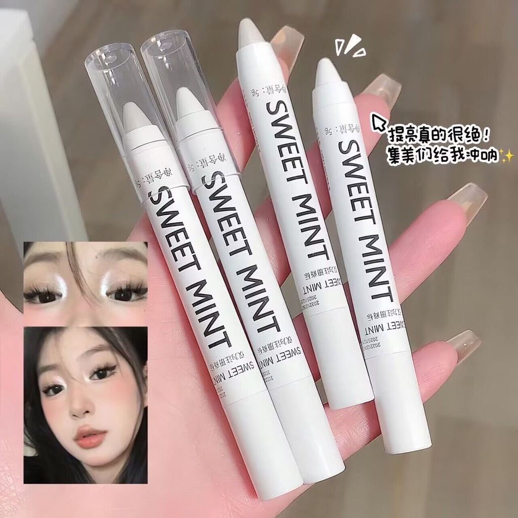 Sweet Mint JUMBO eyeliner,, lying silkworm, eye highlighter, pearl ...