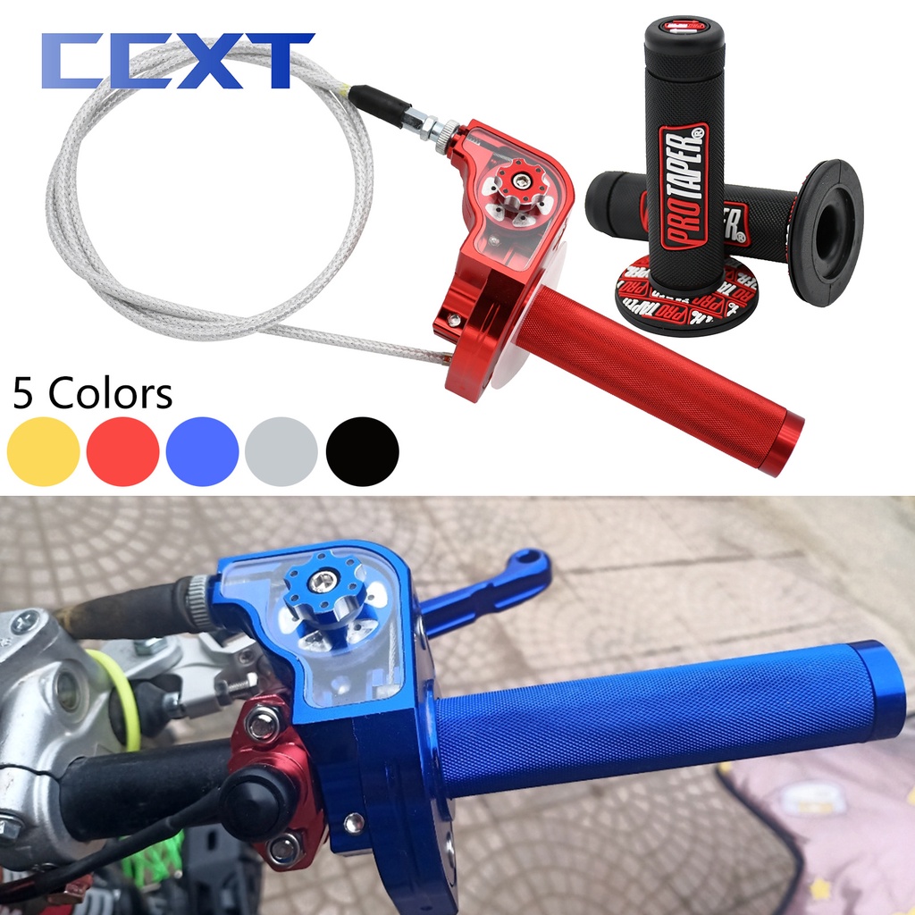 CNC Adjustable Throttle Grip 22mm M10*1.5 Universal Quick Twister ...