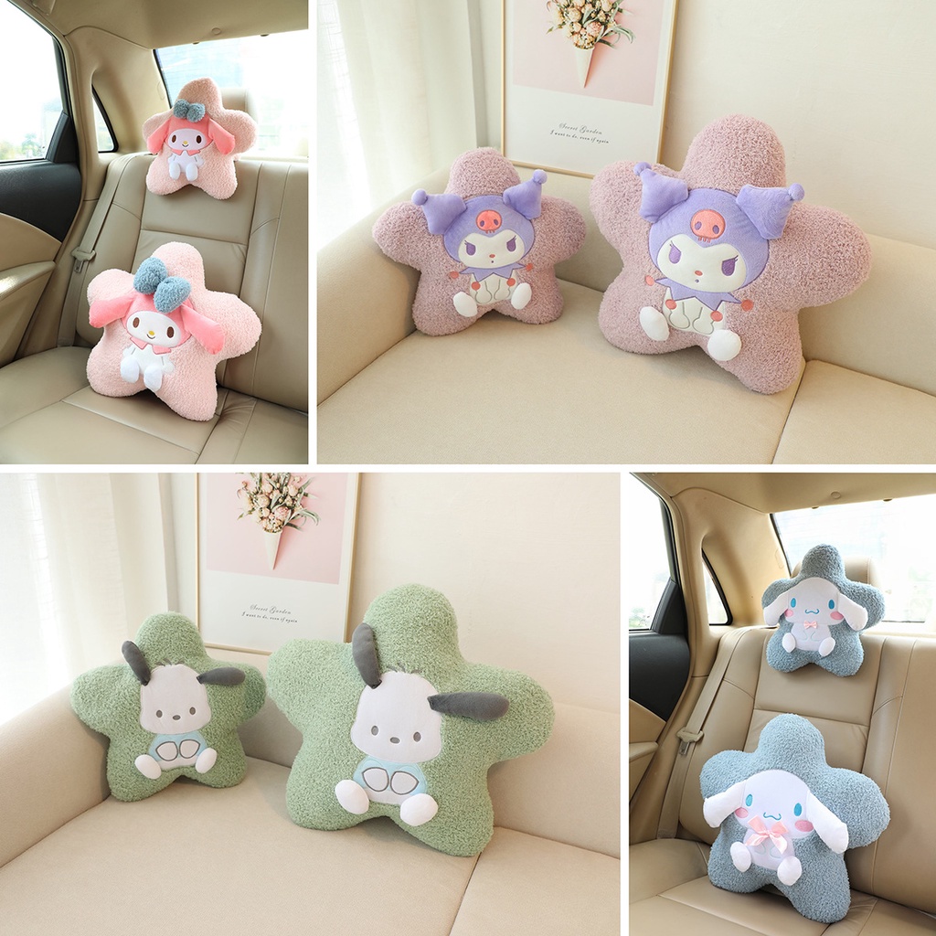 Sanrio Cute Kuromi My Melody Car Seat Headrest for Car Seat Shoulder ...