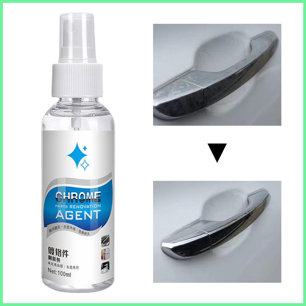 Chrome Cleaner And Polish 100ml Derusting Water-Resistant Rust Remover ...