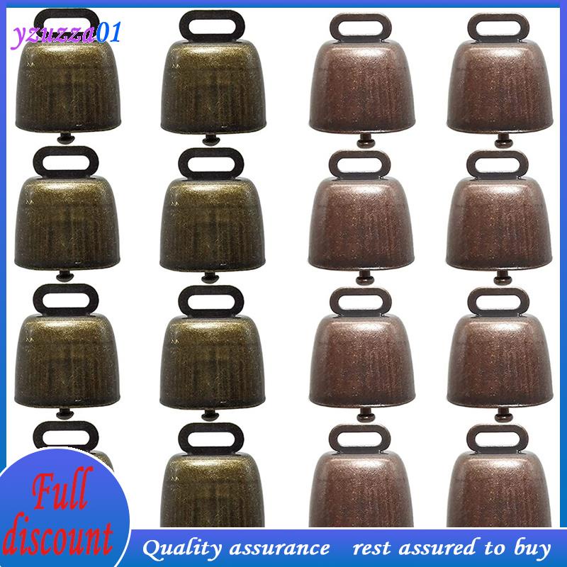 〖yzuzza02〗16PCS Cow Horse Sheep Grazing Copper Bells Small Brass Bells ...