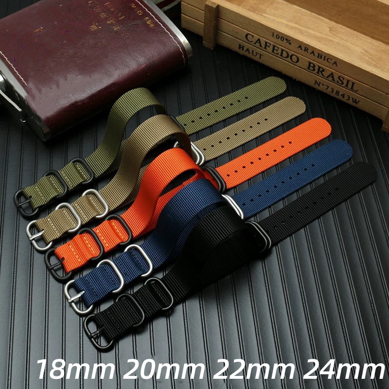 Nylon Canvas Nato Strap for Rolex submariner Omega moonswatch Casio ...