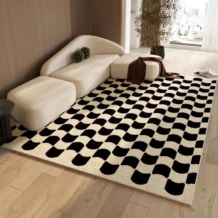 Simple Retro Style Living Room Carpet Sofa Tea Table Pad Bedroom ...