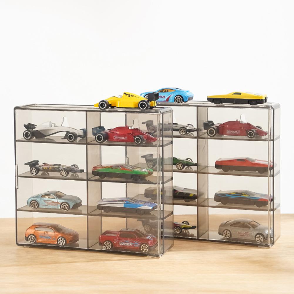 Car Model Box 1:64 Diecast Cars Transparent Display Box Storage For Hot ...