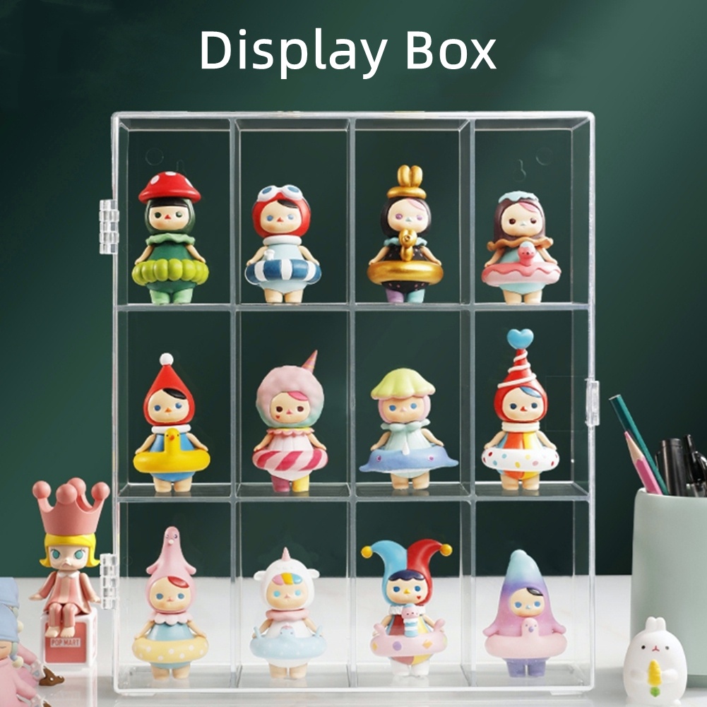 [READY STOCK] 12 Grid Model Exhibition Box Display Case Tabletop ...