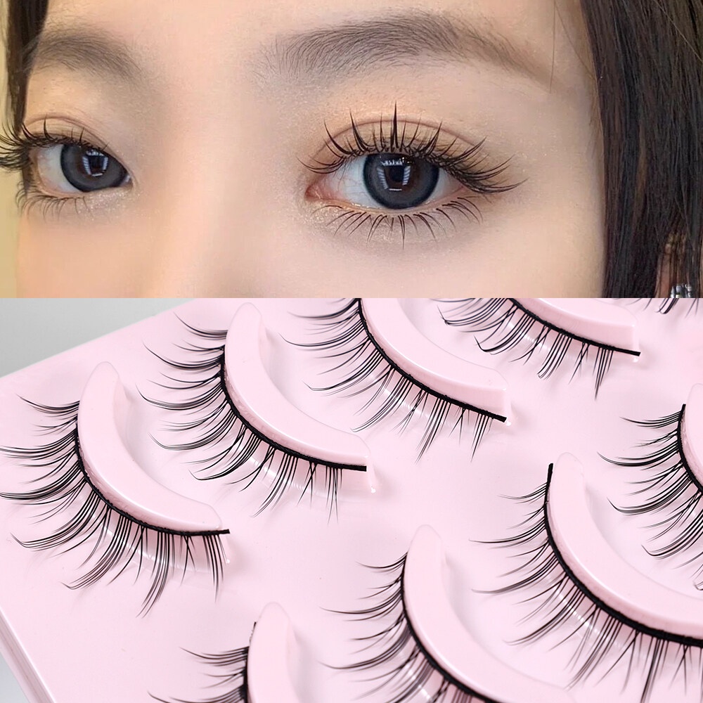 5 Pairs Set 3D Lash Extension Cross False Eyelashes Eye Makeup Tool ...