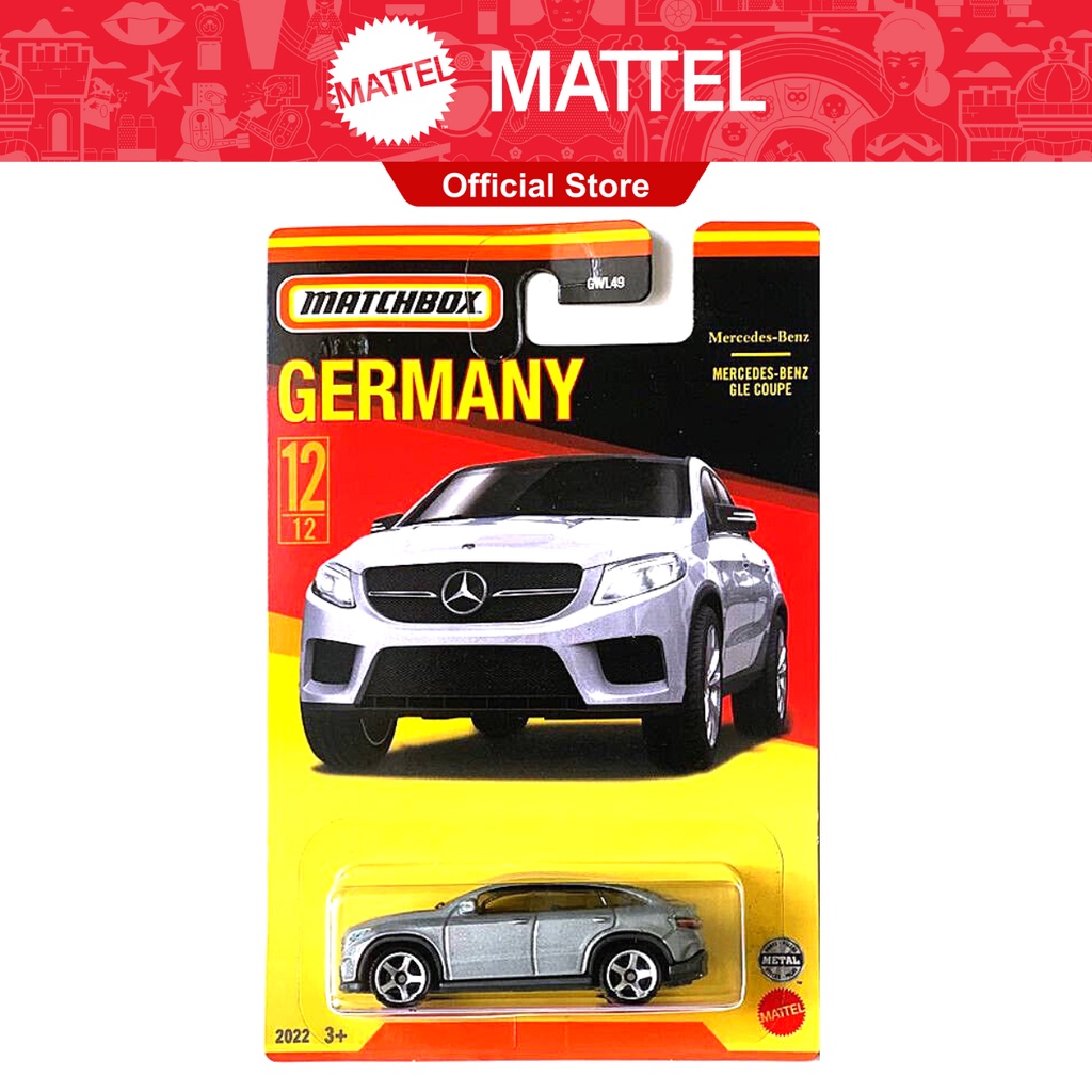 Matchbox Best of Germany 1:64 Die-cast Toy Car - Mercedes-Benz GLE ...