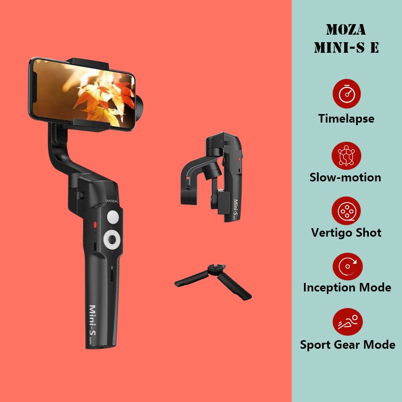 MOZA Mini-S Essential foldable 3-axis Gimbal stabilizer intelligent following Vlogging suitable ...