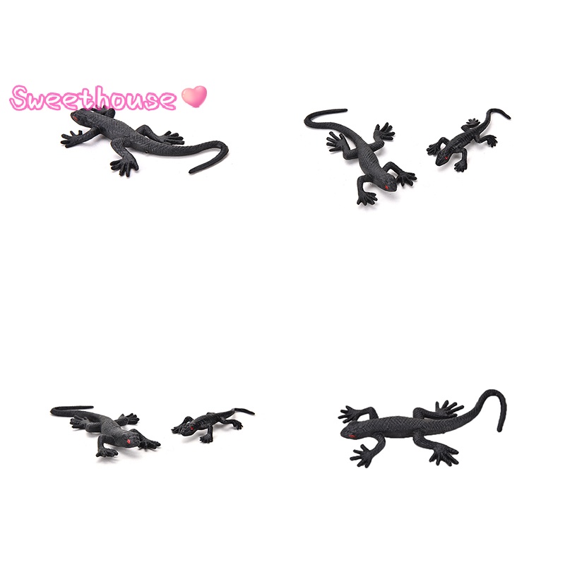 Sweethouse 2pcs Joke Fake House lizard Funny Prank Novelty Life Like ...