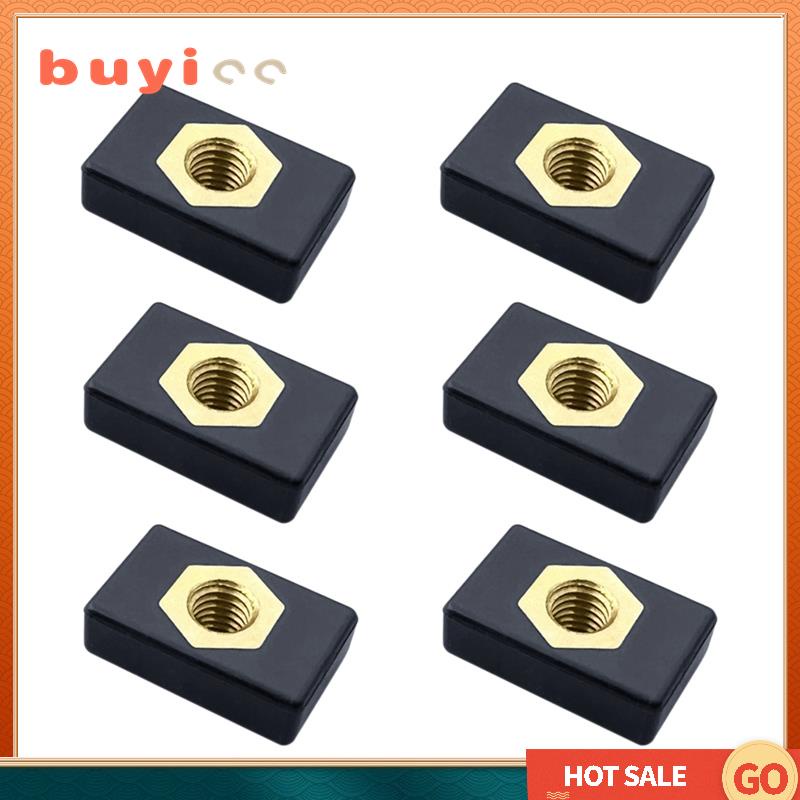 【Buyi00.ph】6Pcs M6 Copper Sliding Nut Side Mount Slide Track Rail ...