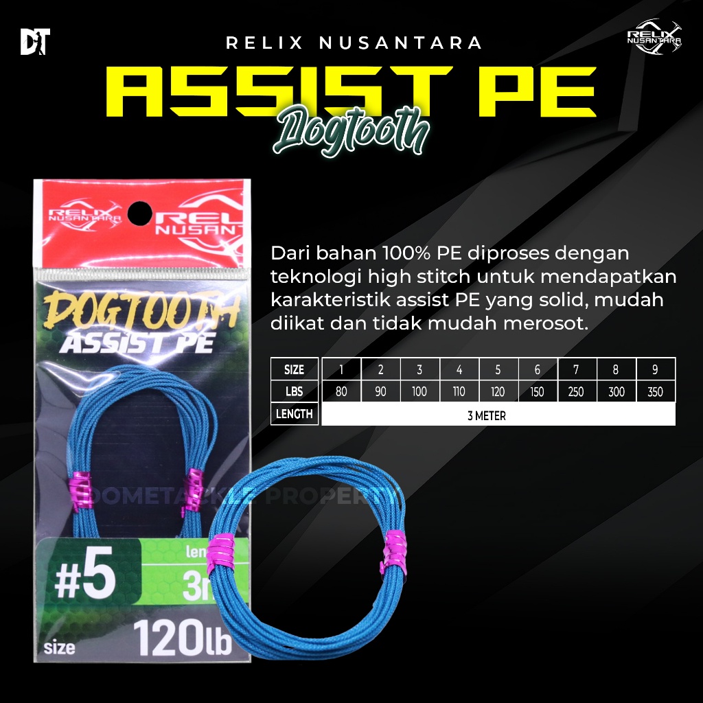 Kevlar RELIX NUSANTARA RED SNAPPER AMBERJACK DOG TOOTH HOLLOW KEVLAR ...