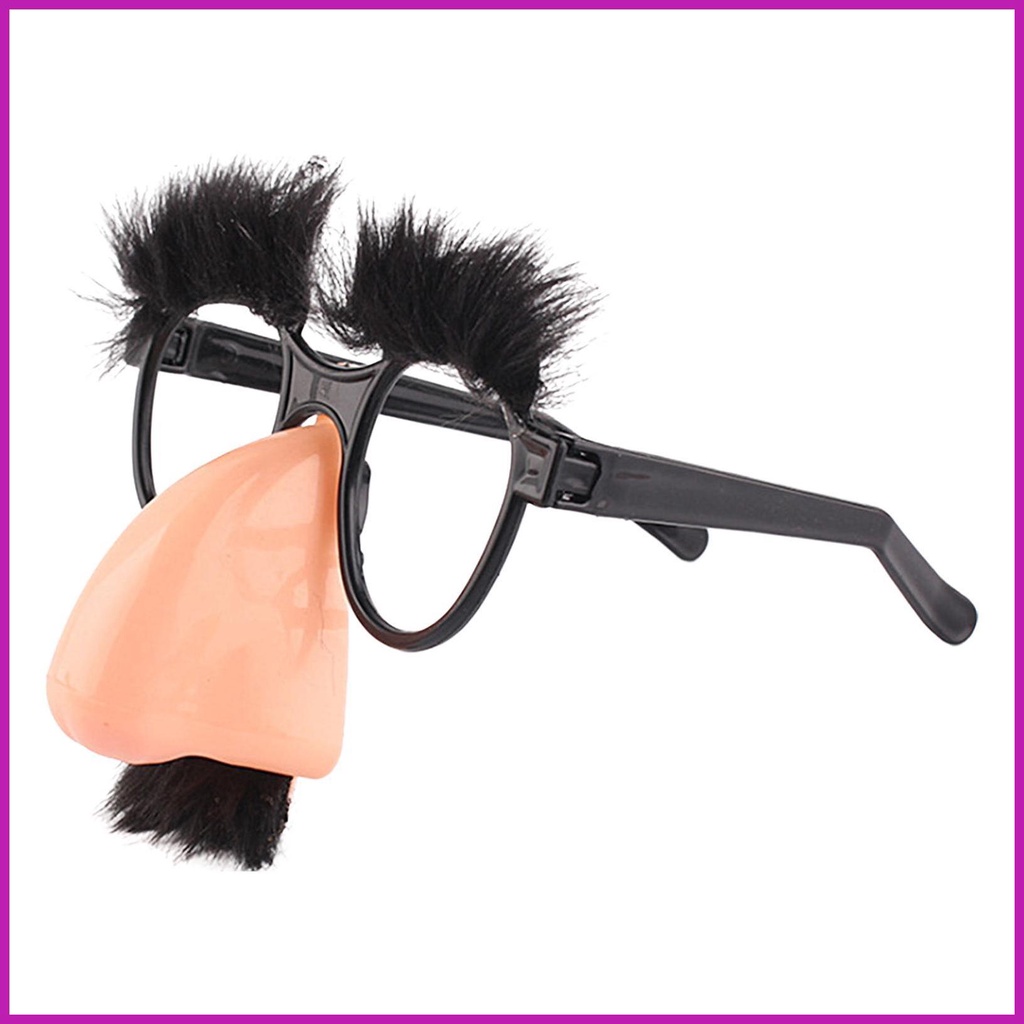 Disguise Glasses Silly Glasses with Big Nose Eyebrows and Mustache for ...