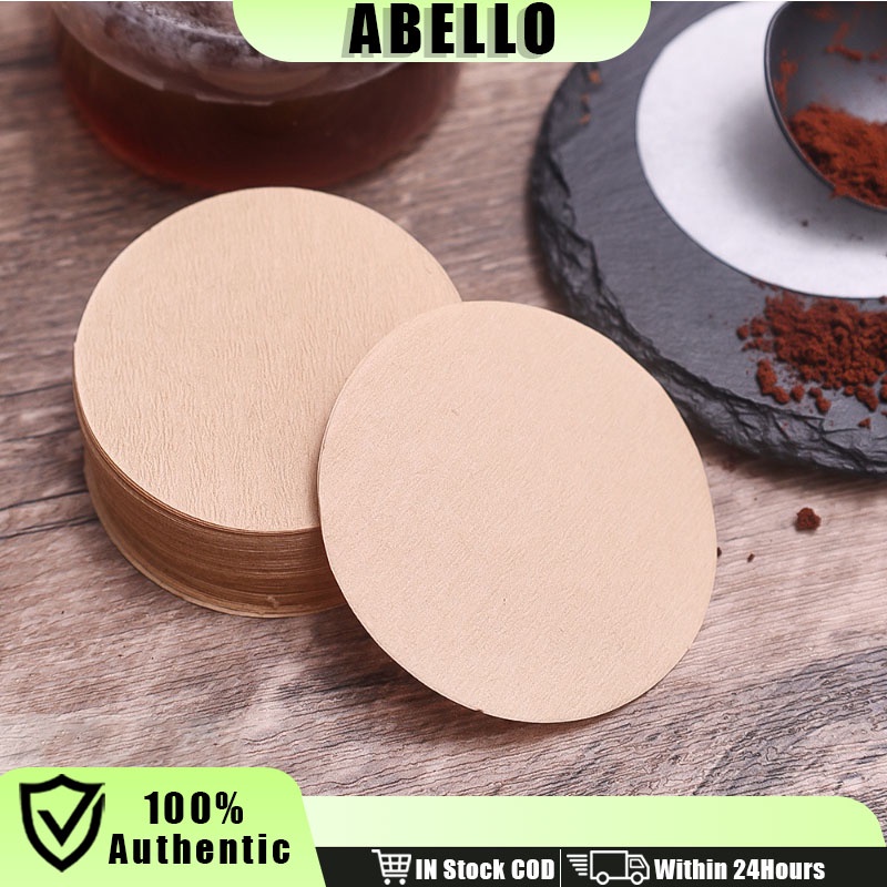 100Pcs/Set 56mm 60mm Round Coffee Filter Paper For Espresso Coffee ...