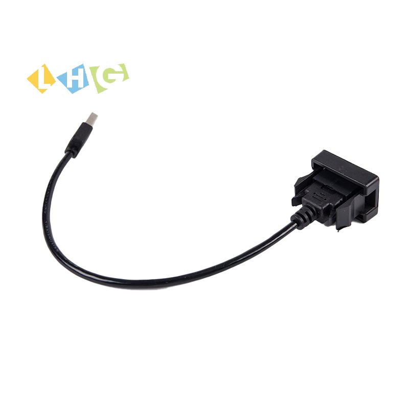 [LHG] Car Dashboard Flush Mount USB 2.0 Port Panel Male to Female ...