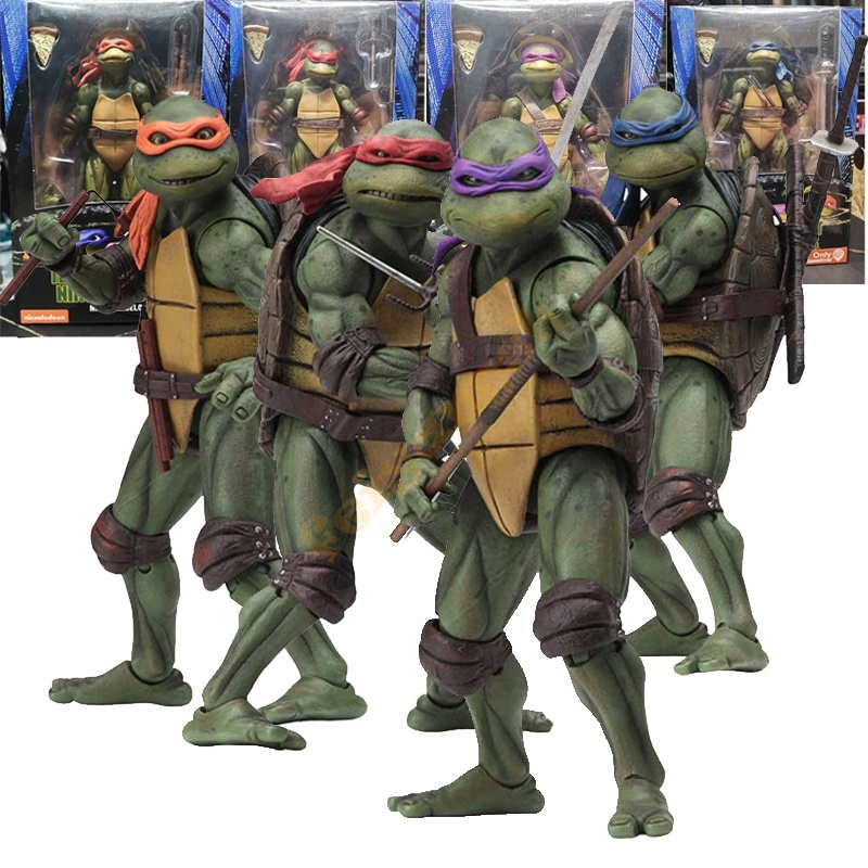 New NECA Teenage Mutant Ninja Turtles TMNT Action Figure 1990 Film ...
