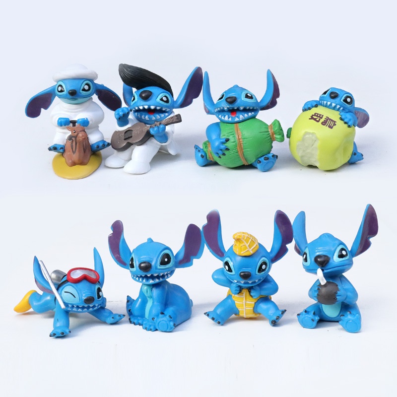 Two-Dimensional Anime Peripheral Star Baby Stitch Doll Hand-Made Model ...