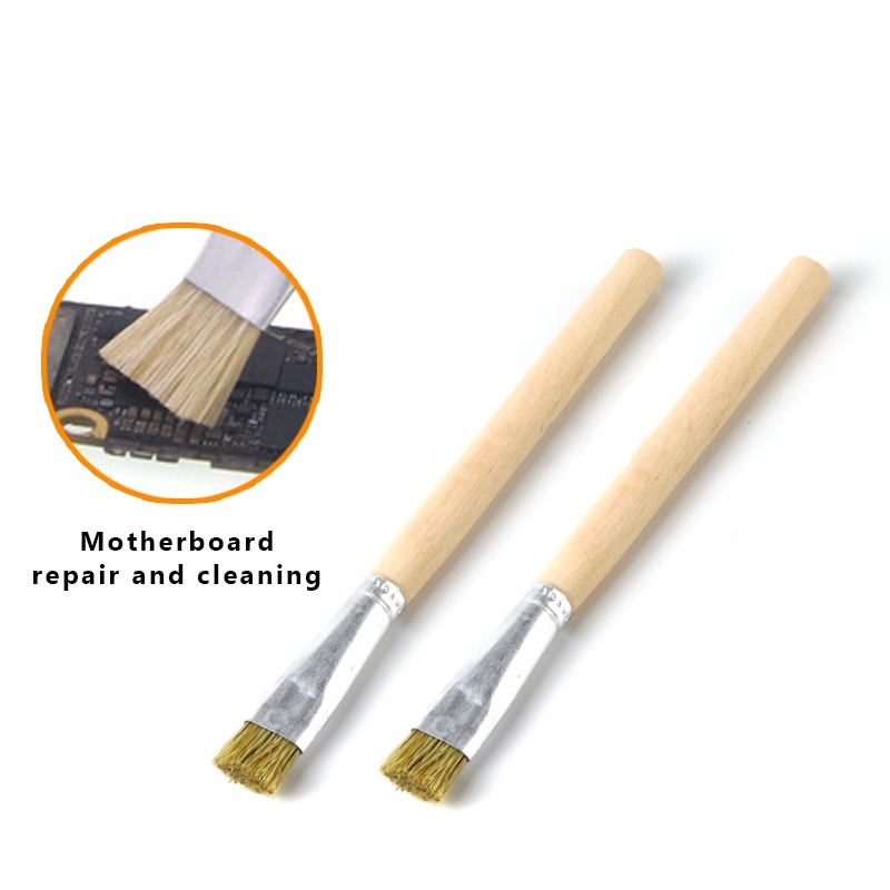 Hardened short-bristle brush Mobile phone repair IC pad cleaning dust ...
