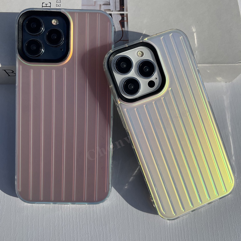 3D Vertical Stripe Pattern Hard Matte Case Soft Shockproof Bumper for IPhone 15Promax 14Promax ...