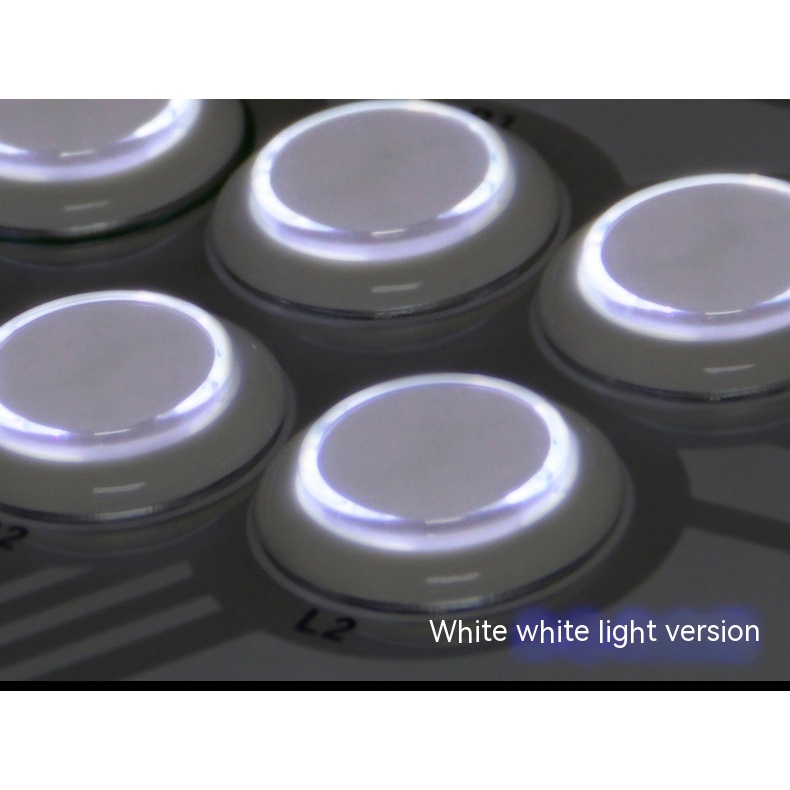Push botton！QANBA Luminous 24/30mm Card Type Button Arcade Rocker ...
