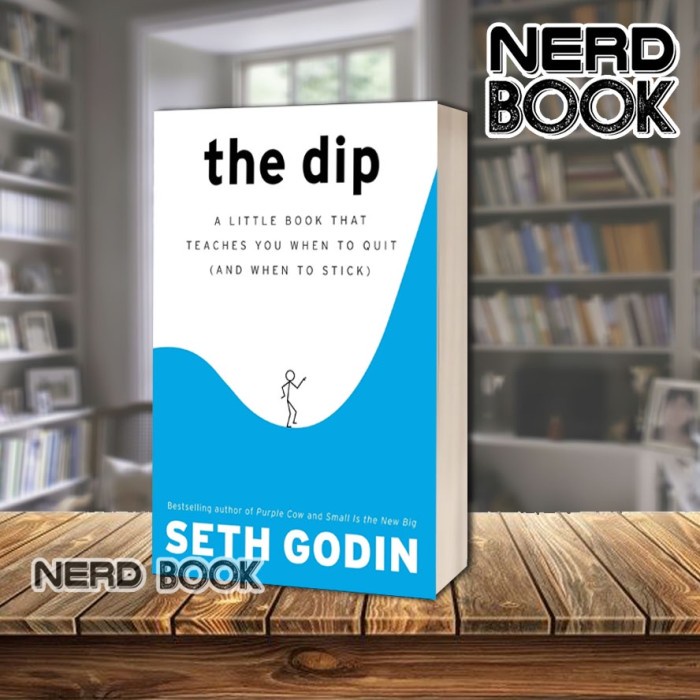 The Dip: A Little Book That Teaches You When to Quit by Seth Godin ...