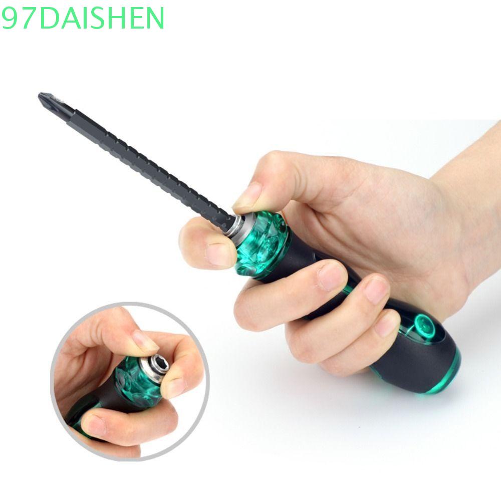 DAISHEN Ratchet Screwdriver Set T Shape Telescopic Slotted Phillips ...