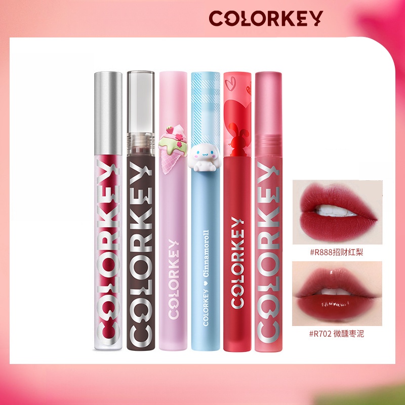 Colorkey Lip Glaze Ice Cream Big Ear Dog Lip Glaze Matte Genuine Velvet ...