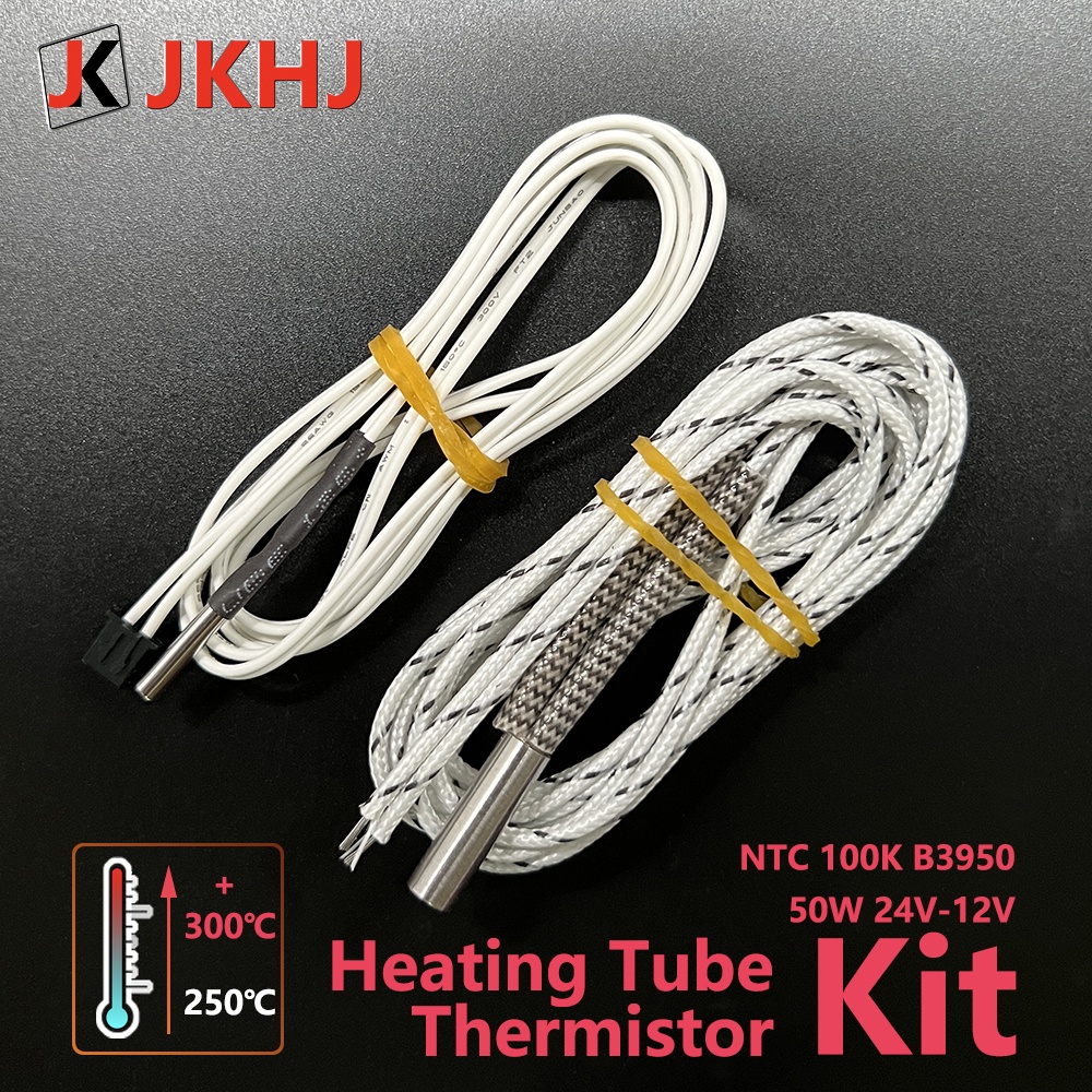 E3D Heater Printer Accessories Heating Tube 12V 24V 50W Heating ...