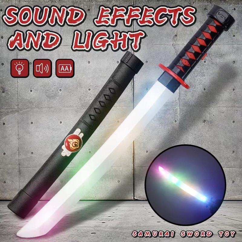 [ATS] KATANA Kids Light and sounds acousto-optic Sword Weapon Cosplay ...
