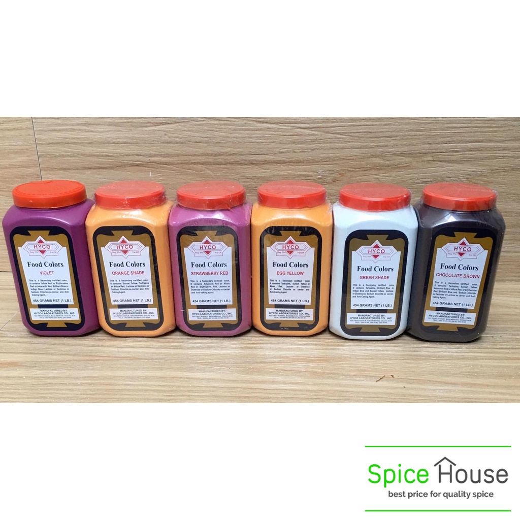 Food Color Hyco 454g Food Coloring Food Colors Red, Brown, Violet ...
